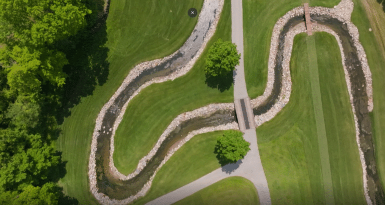 Crooked Stick Golf Club Spring Mill Run Restoration | Williams Creek ...