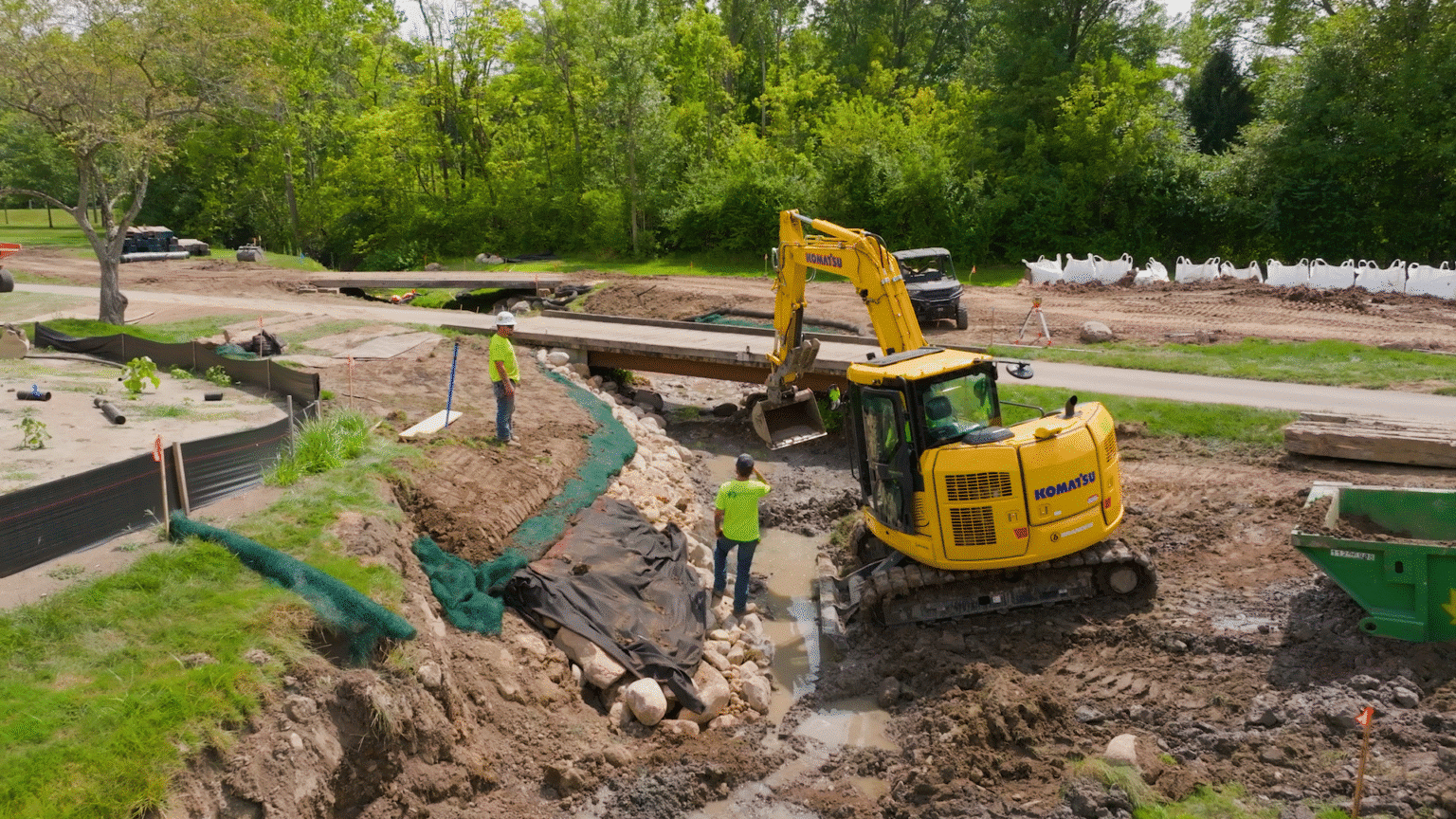 Crooked Stick Golf Club Spring Mill Run Restoration | Williams Creek ...