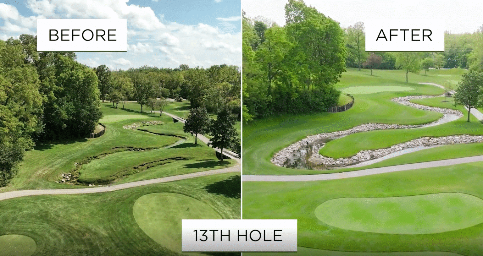 Crooked Stick Golf Club Spring Mill Run Restoration | Williams Creek ...